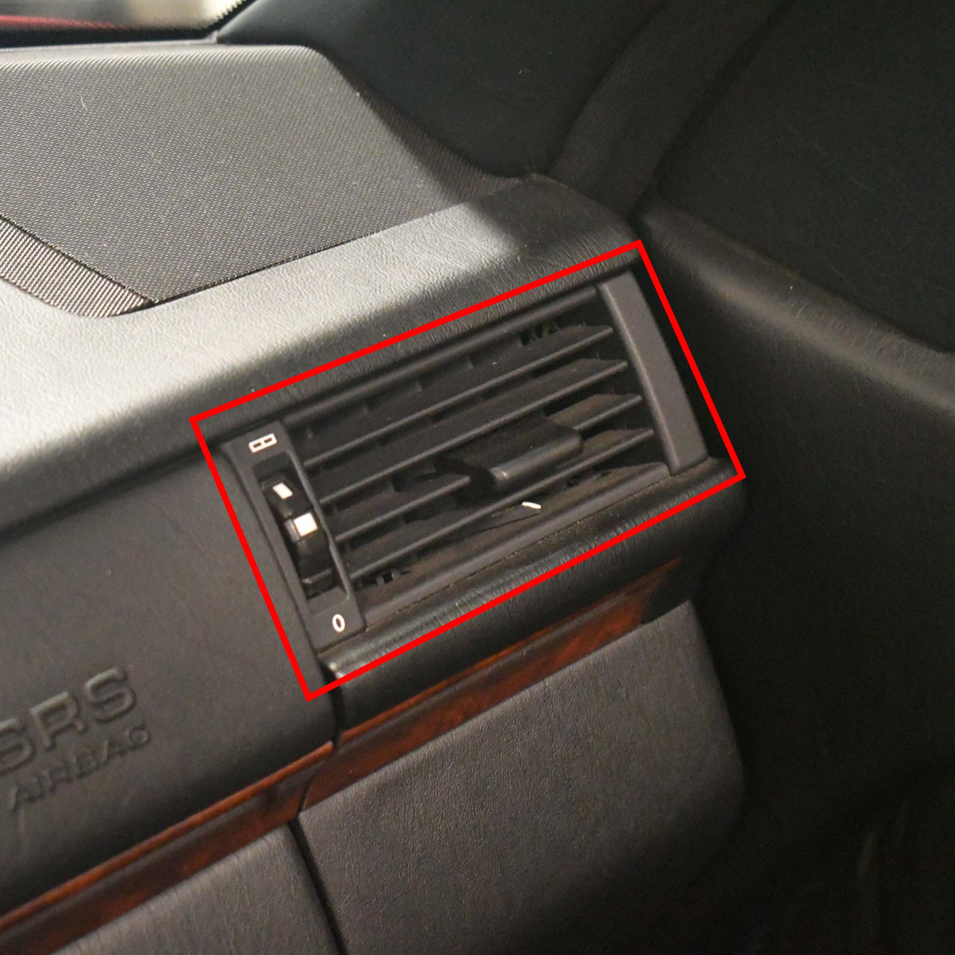 Dashboard Air Vent Louver Assembly (Right) Genuine Mercedes 1248301054 ...