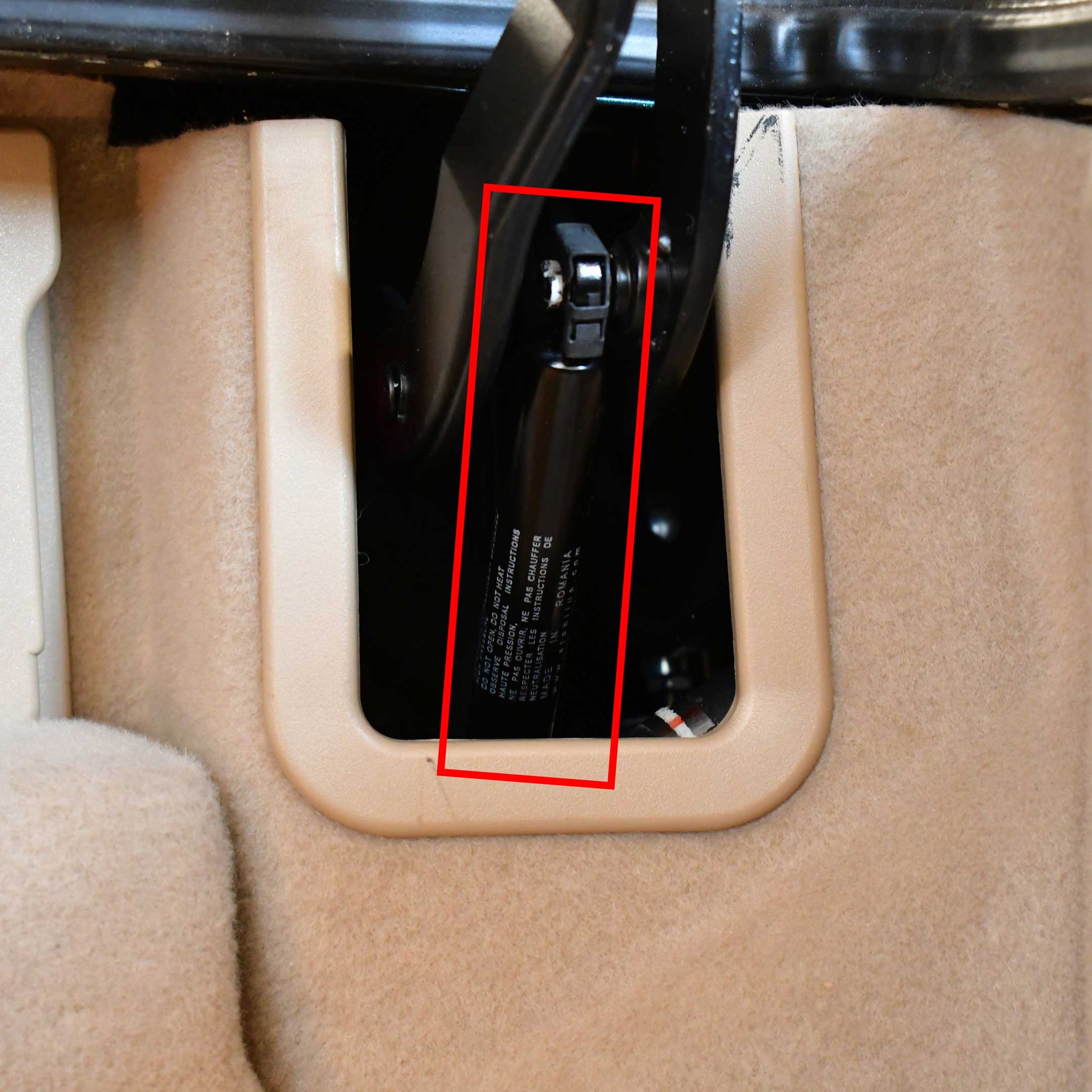 Trunk Support Strut OEM Mercedes R129 SL – Classic Trim Parts